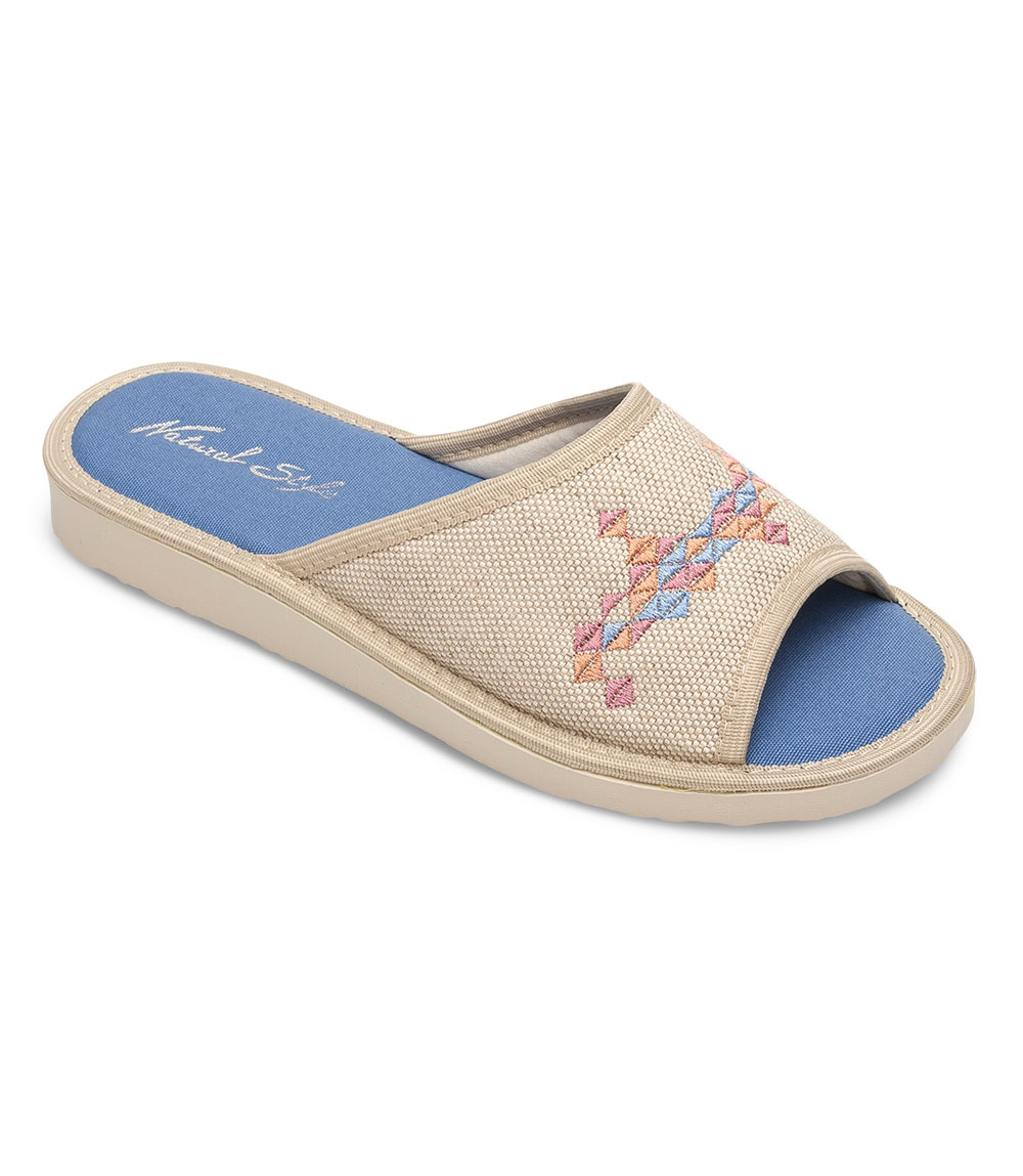 Kapcie damskie Natural Style NS-099 Błękitne - twojeobuwie.pl