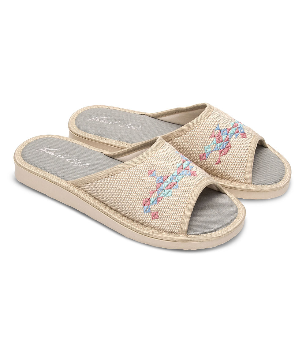 Kapcie damskie Natural Style NS-099 Szare - twojeobuwie.pl